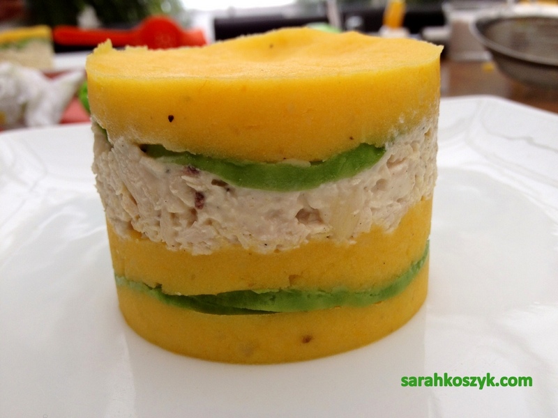 Causa – Peruvian Mashed Potatoes with Chicken and Avocado • Sarah Koszyk