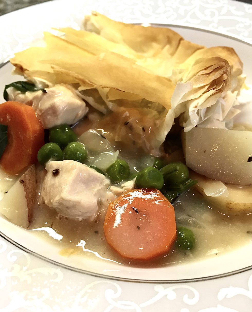 Healthy and Low Fat Chicken Pot Pie • Sarah Koszyk