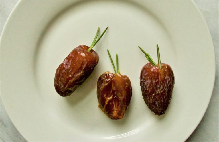 Jack-O-Lantern Pita and Date Bugs • Sarah Koszyk