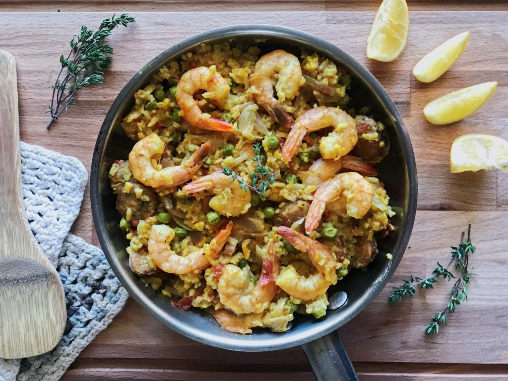 Easy Paella Recipe • Sarah Koszyk