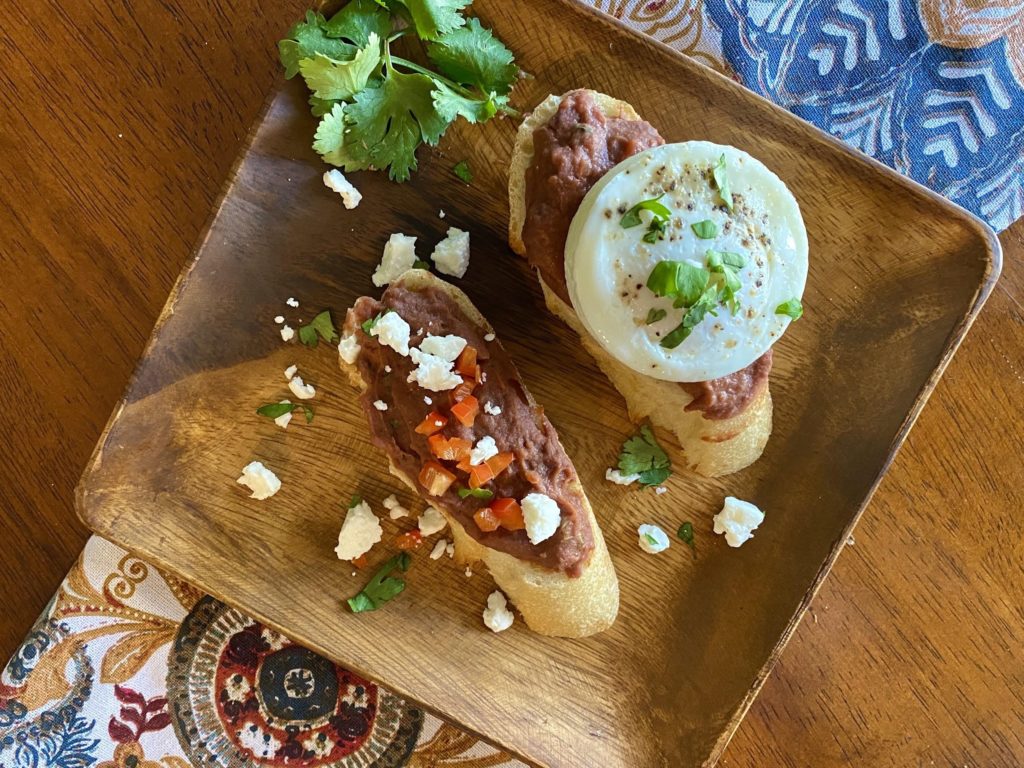 Traditional Baked Black Bean Toast • Sarah Koszyk