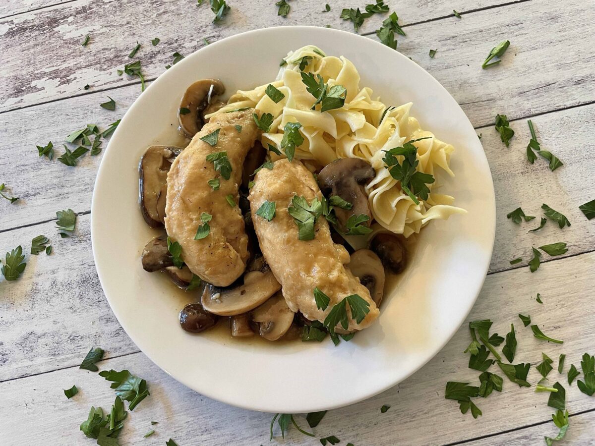 Healthy and Low Fat Chicken Pot Pie • Sarah Koszyk